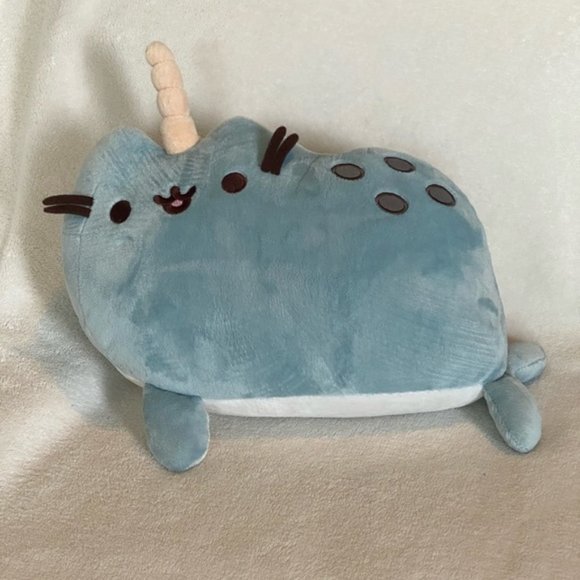 Gund | Toys | Gund Pusheen Narwhal Cat Plush Stuffed Animal Blue ...